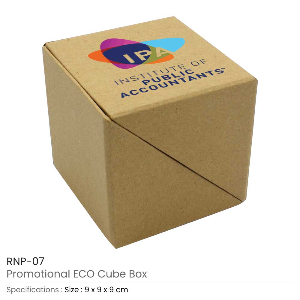 ECO Paper Cube Box | Promotional Gifts, Customised Gifts, Uniforms ...