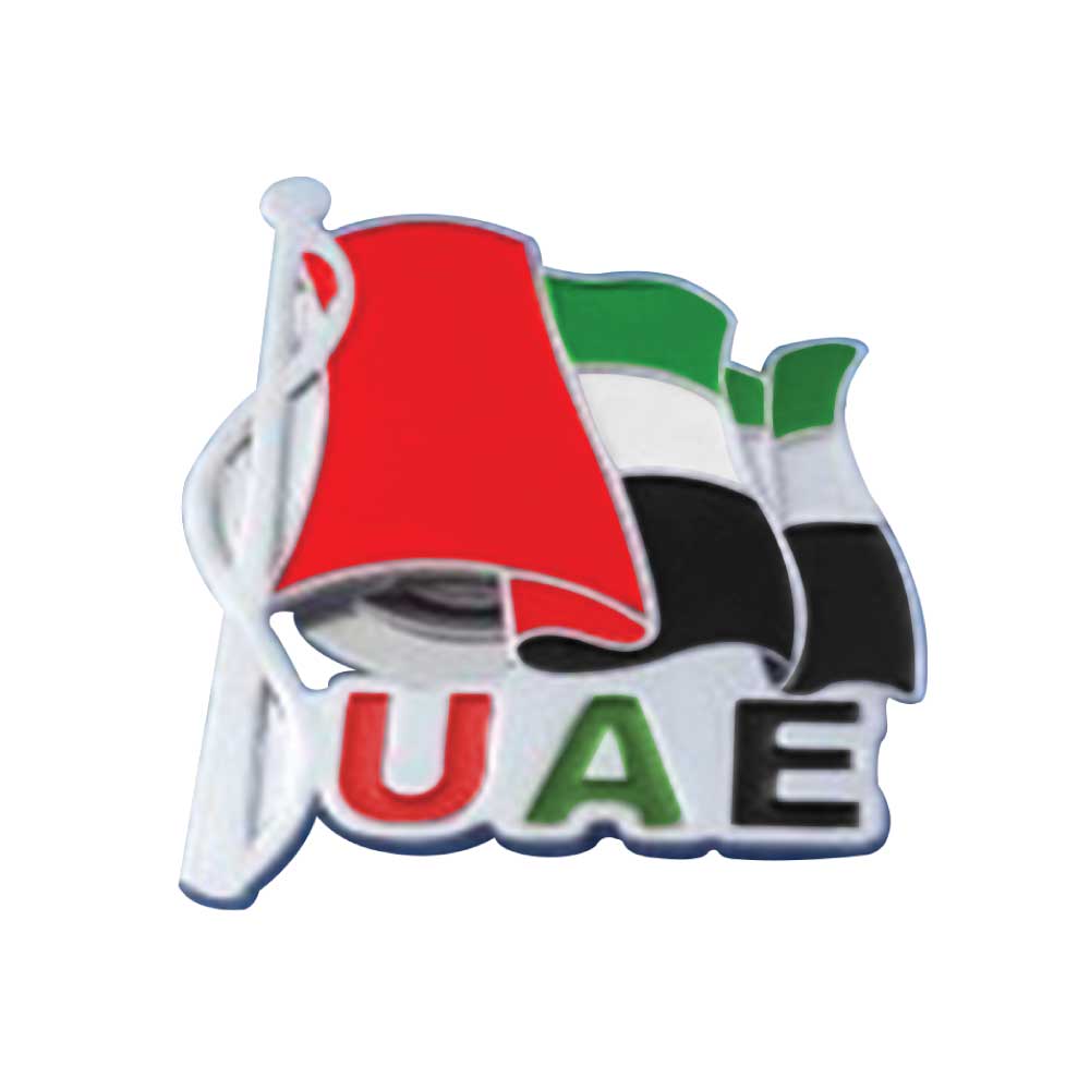 UAE Flag Metal Badges with Magnet – Promotional Gifts, Customised Gifts ...